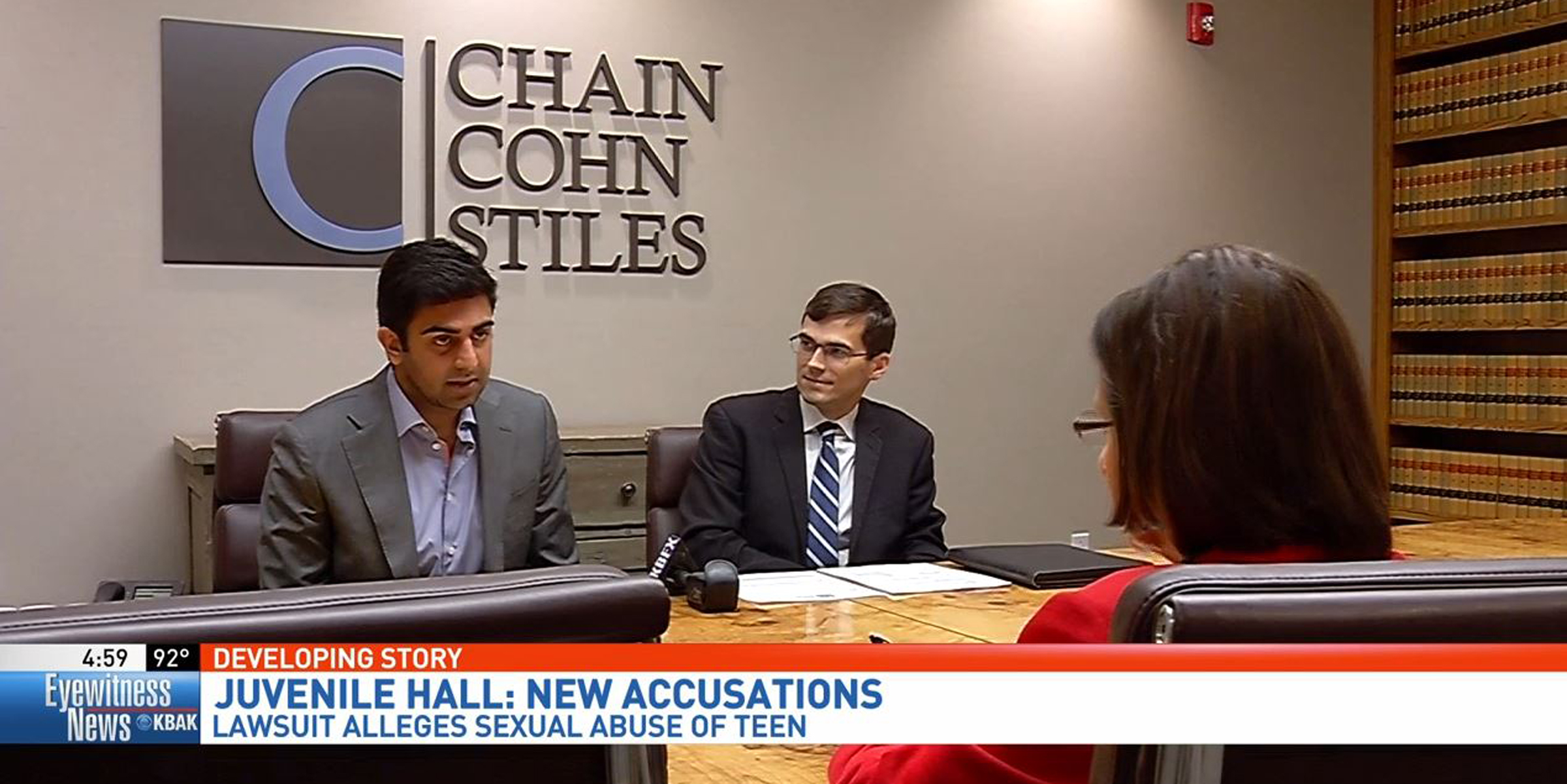 Chain Cohn Stiles Files Lawsuit On Behalf Of Third Victim Sexually